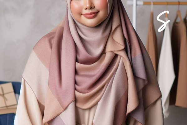 Cara Memakai Hijab Pashmina Untuk Wajah Bulat Yang Simpel Shenada